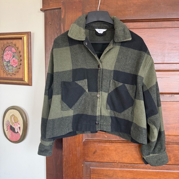 For The Republic | Jackets & Coats | For The Republic Green And Black ...